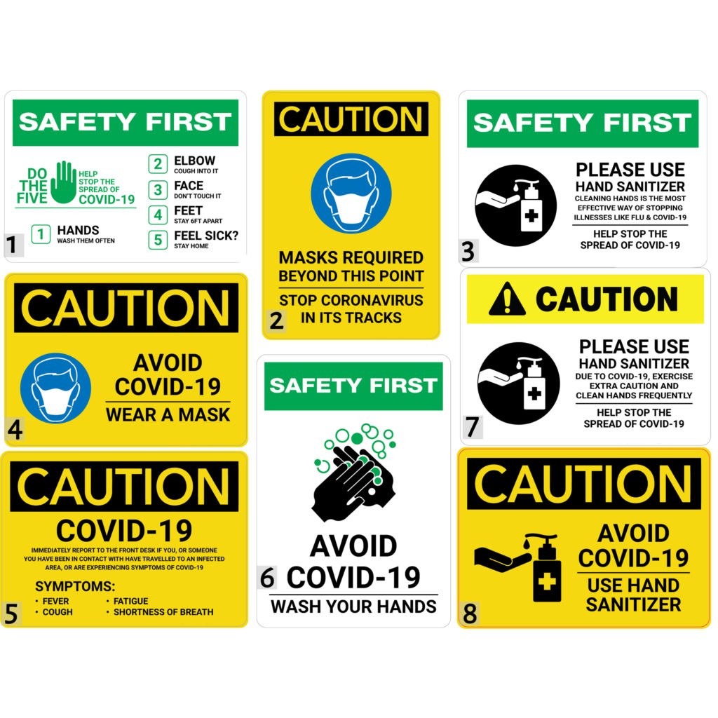 Free Business Safety Signs - AB Medical Supply